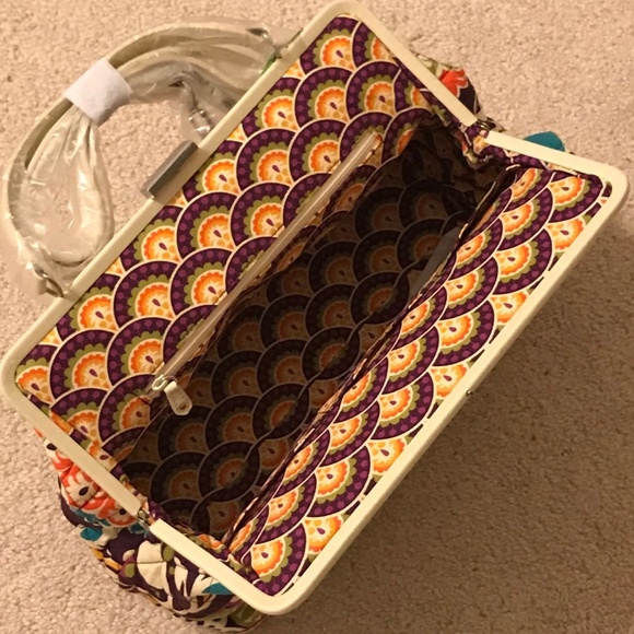 Vera Bradley | Bags | Vera Bradley Barbara Frame Bag In Plum Crazy ...